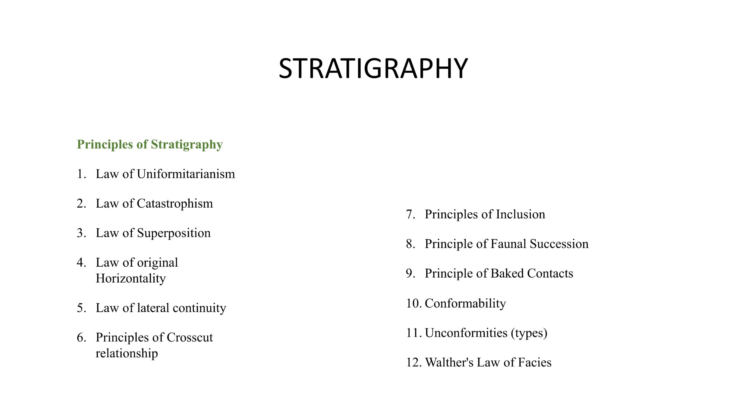 Principles of Stratigraphy - StudyHUB